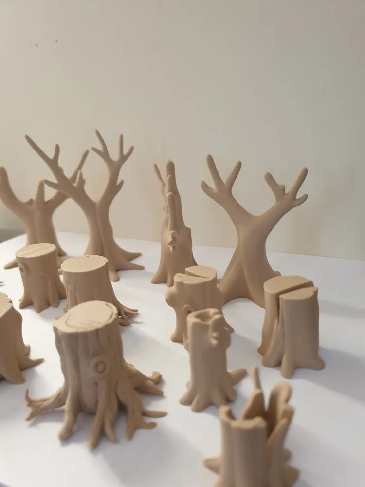 15 Stylized Trees & Stumps Set by Midjam MakerWorld: Download Free 3D ...