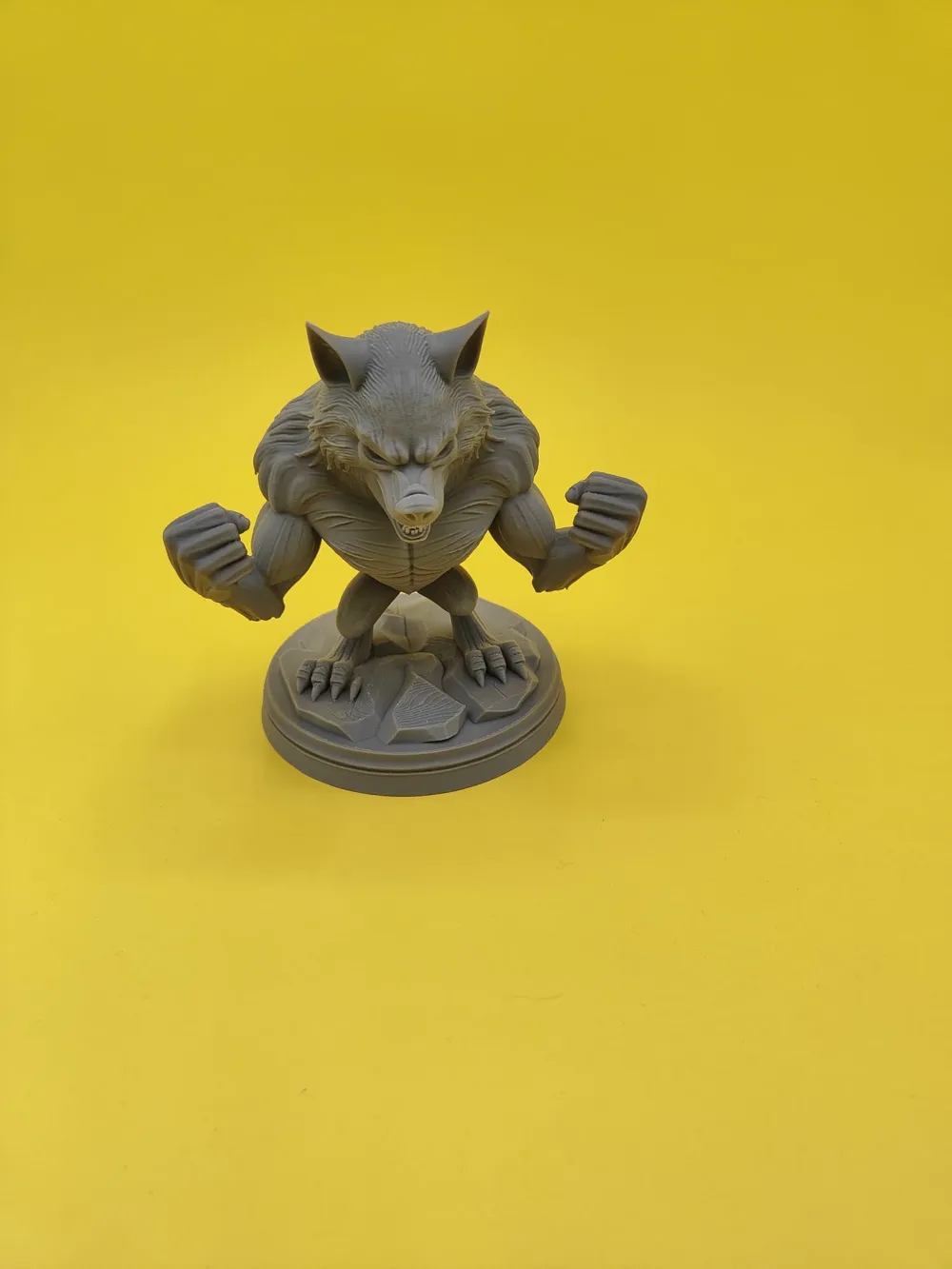 Cartoon Style Werewolf Miniature by Frenk MakerWorld: Download Free 3D ...