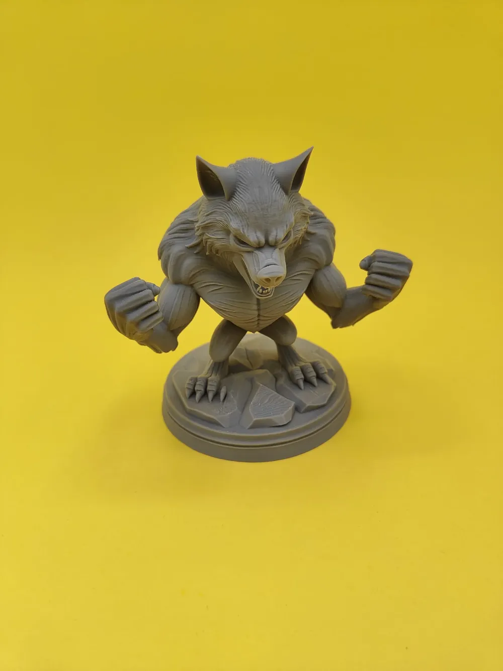 Cartoon Style Werewolf Miniature by Frenk MakerWorld: Download Free 3D ...