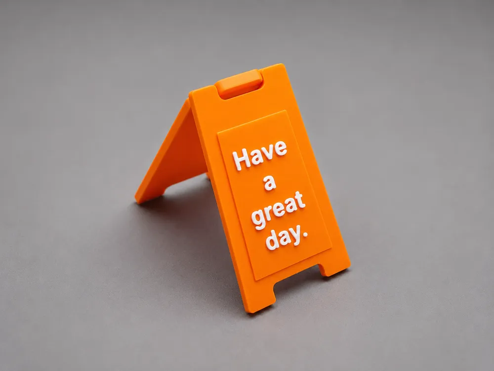 Tiny Reminder Signs | 20 Messages - Free 3D Print Model - MakerWorld