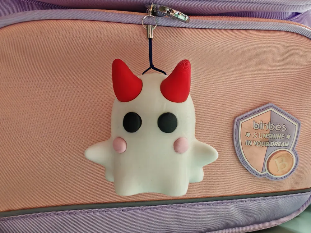 Little Ghost Keychain Pendant, Demon (No AMS needed) by ๖M๖ MakerWorld ...