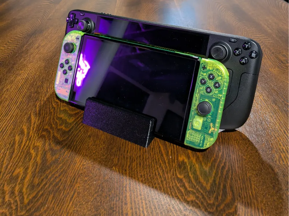 Steam Deck and Nintendo Switch holder by JDMFTWYO - MakerWorld