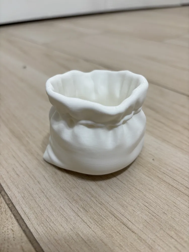 Soft Bag Vase – 3D Printed Fabric-Effect Sack - Free 3D Print Model ...