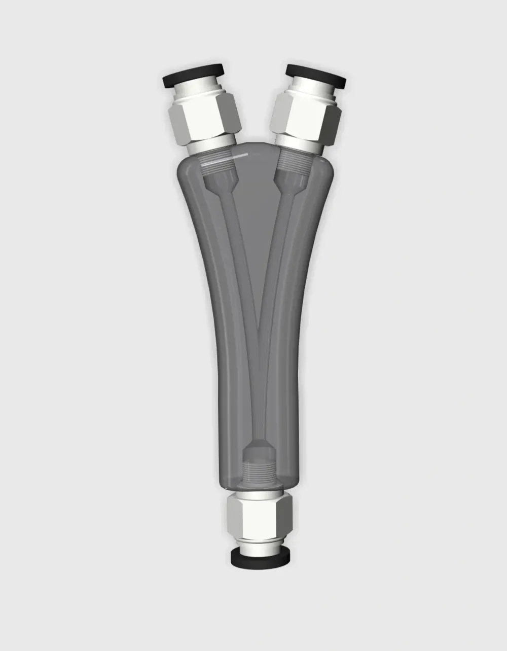 Triple Y-fitting, ultra-smooth triple extruder, printable on phone by ...