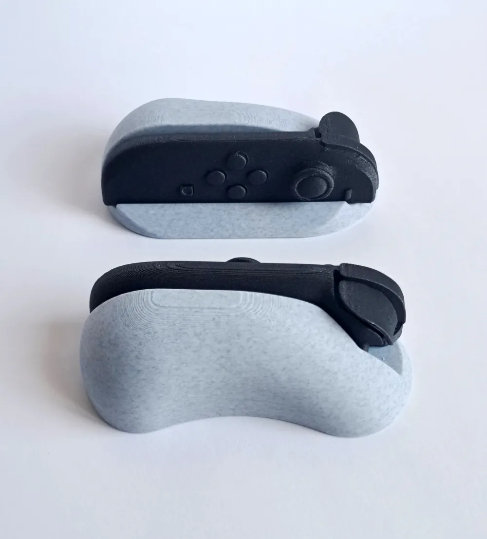 Curved Switch 2 Joycon Mouse Grip Adaptor Base by MrFoxMakes - MakerWorld