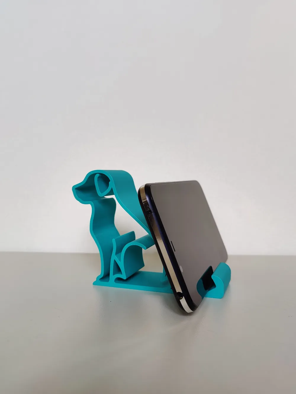 Low Poly Dog Shape Phone Stand by nera41MakerWorld: Download Free 3D Models