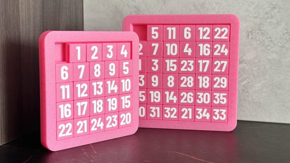 sliding puzzle -s2 - Free 3D Print Model - MakerWorld