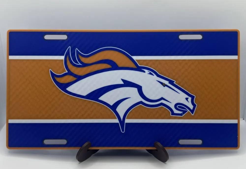 NFL Team License Plate - Denver Broncos by Jandaa - MakerWorld