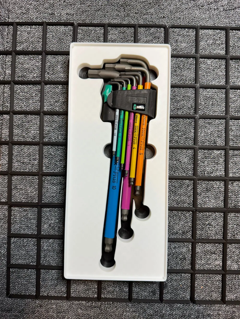 Gridfinity Wera Allen key set by holonda3d MakerWorld: Download Free 3D Models