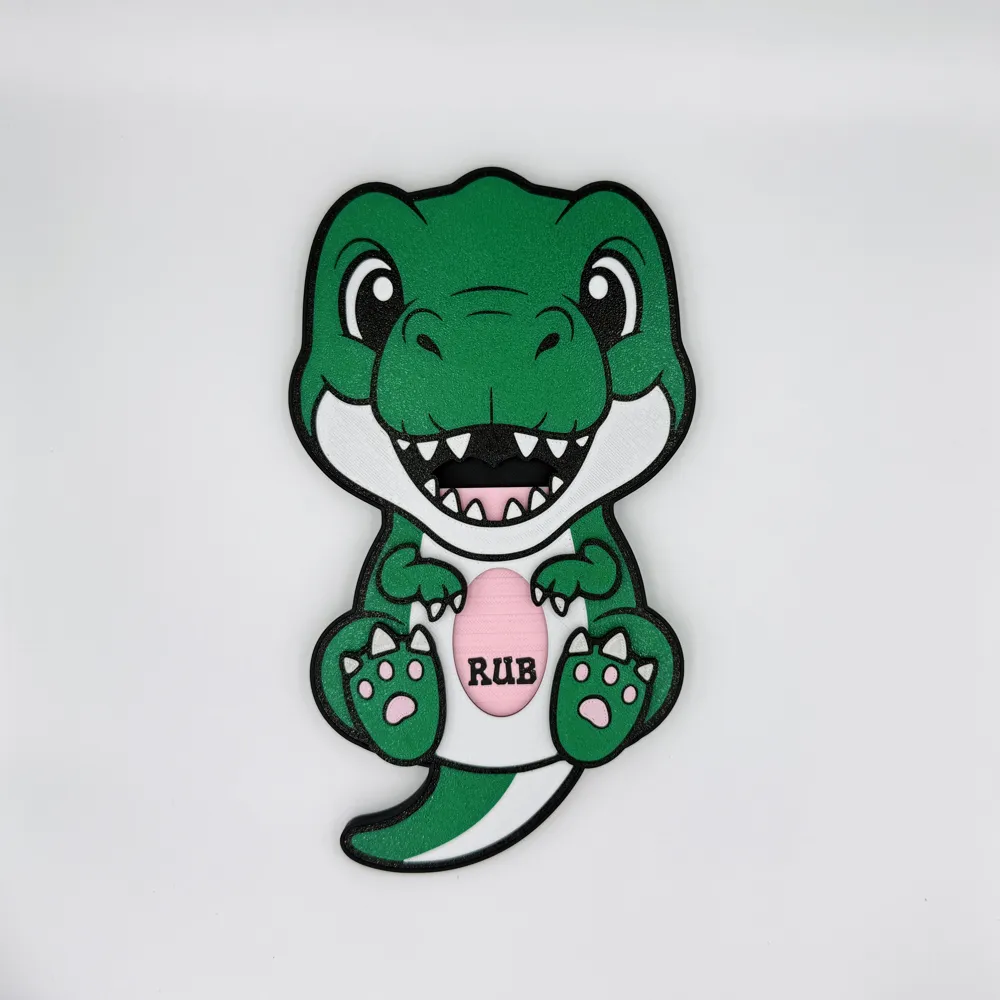 Belly Rub T-Rex - Free 3D Print Model - MakerWorld