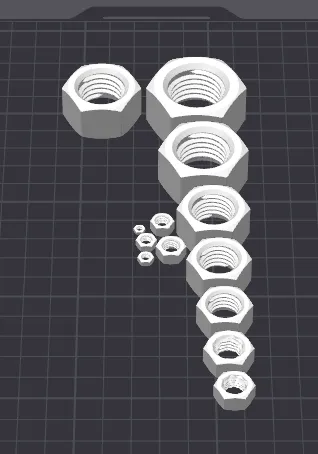 M2–M22 Hex Nuts Set – 3D Printable - Free 3D Print Model - MakerWorld