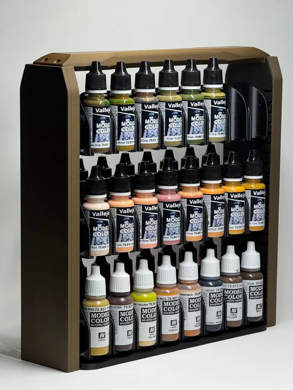 Paint Pal: Mix & Match Magnetic Paint Caddy - Free 3D Print Model ...