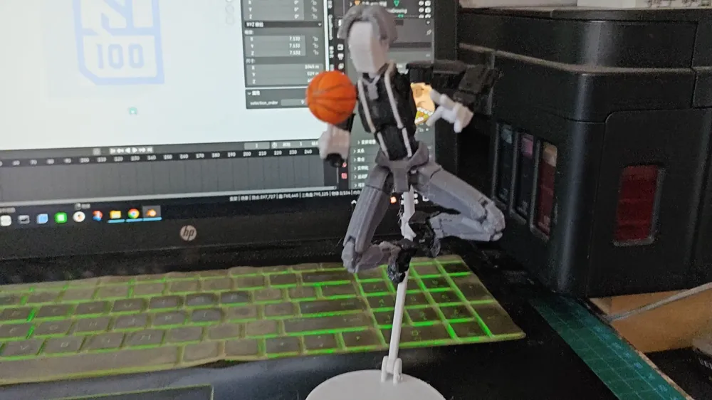 Dummy13 IKUN 坤坤套装 背带裤篮球 二次创作 - 来自 卡司红茶 MakerWorld：免费下载 3D 模型