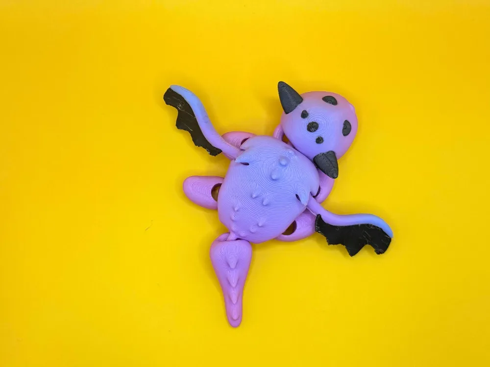 Cute Tiny Articulated Dragon Whelpling - Free 3D Print Model - MakerWorld