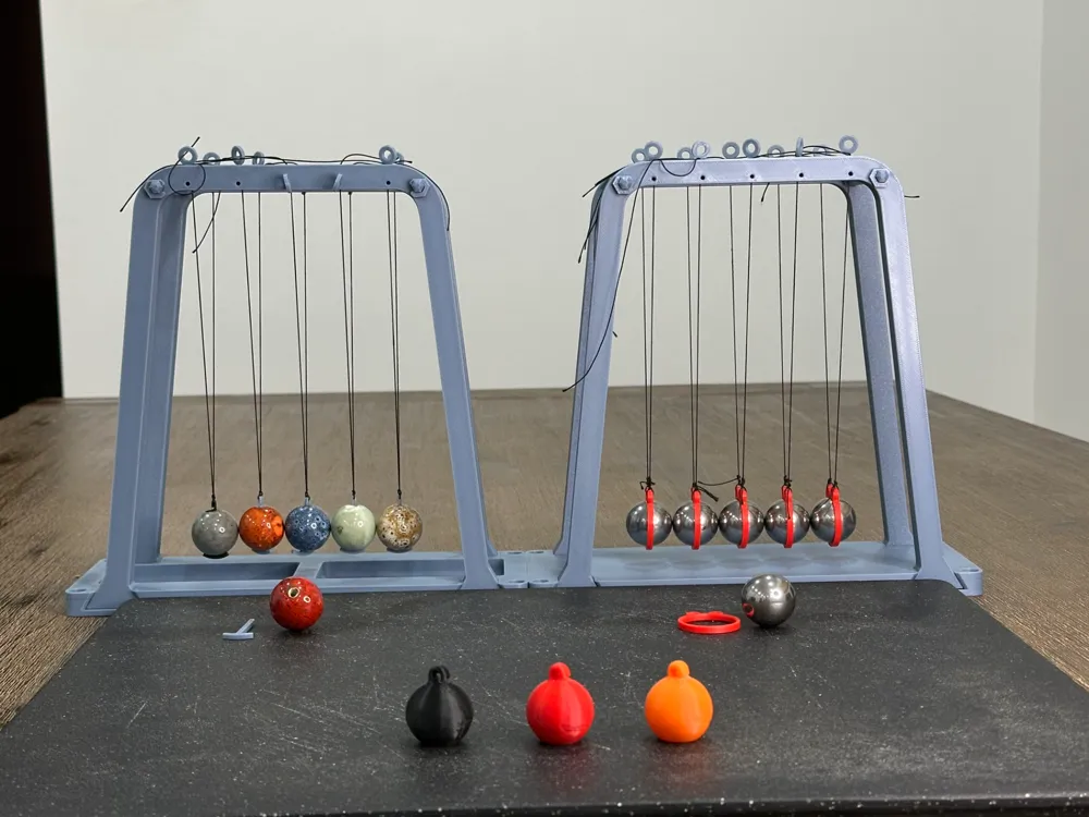 Ultimate Newton's Cradle Experiment by SWElite - MakerWorld Ultimate Newton's Cradle Experiment by SWElite - MakerWorld