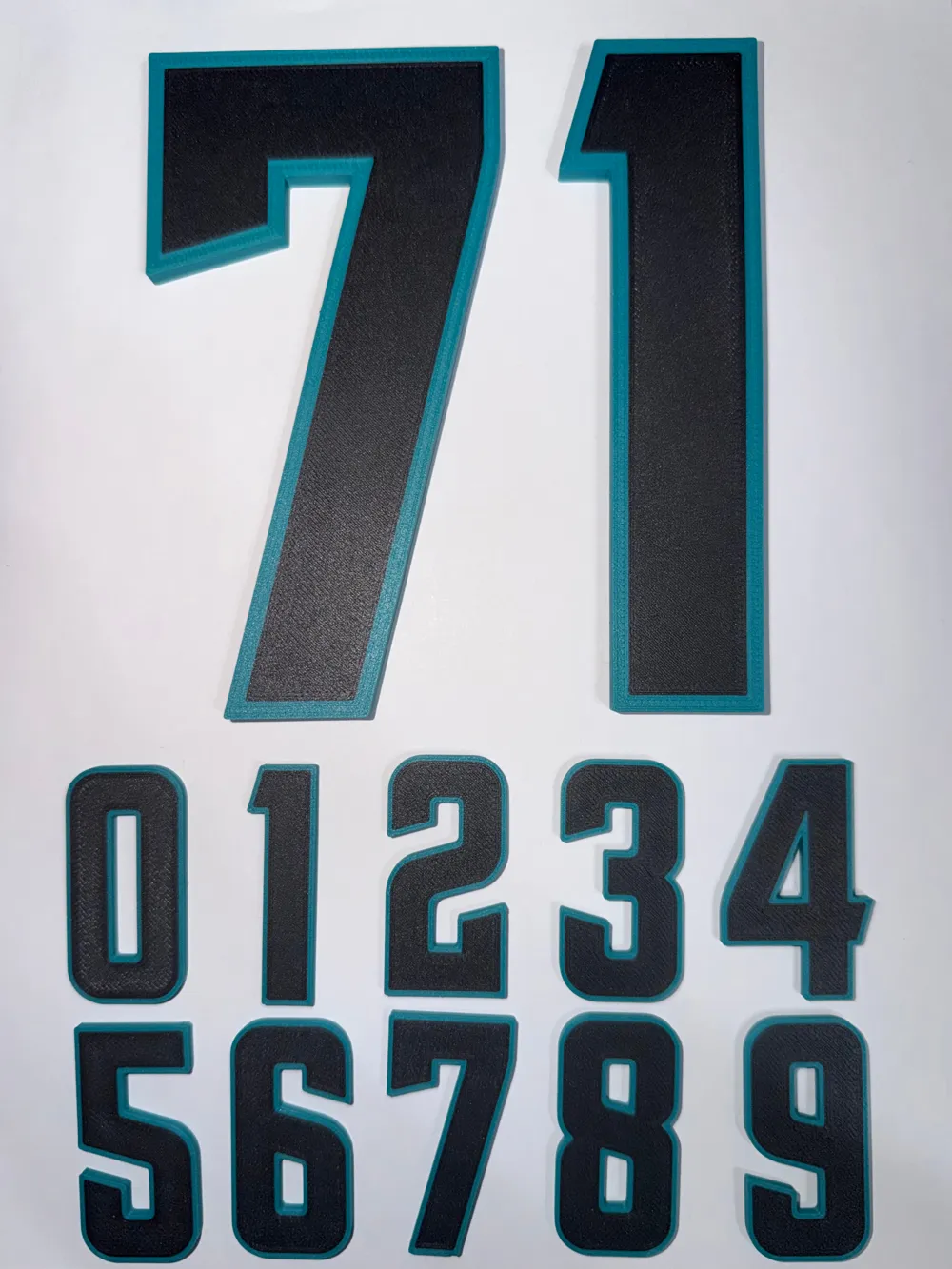 San Jose Sharks Jersey Numbers - Free 3D Print Model - MakerWorld