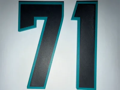 San Jose Sharks Jersey Numbers - 免费 3D 打印模型 - MakerWorld
