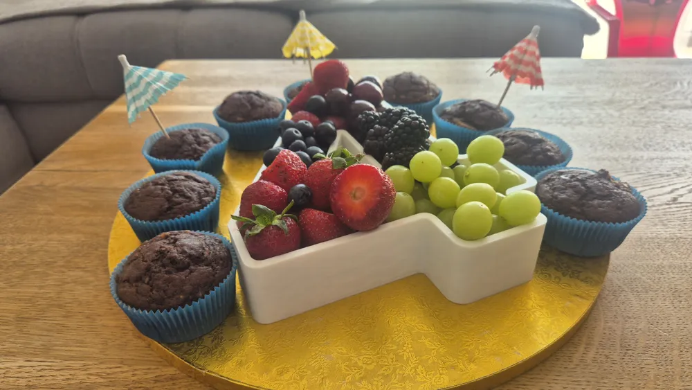 Fruit Number Tray – 3D Printed Birthday gift - Free 3D Print Model ...