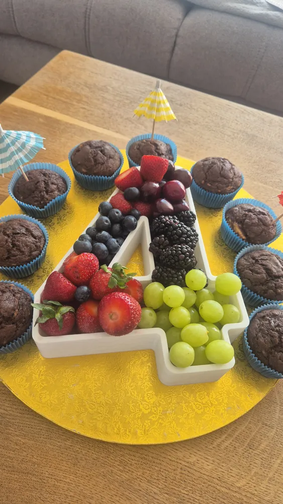 Fruit Number Tray – 3D Printed Birthday gift - Free 3D Print Model ...