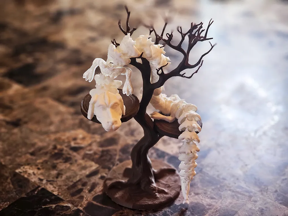 Tree Dragons or minis display - Free 3D Print Model - MakerWorld