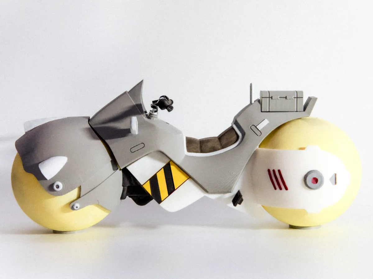 Scavengers Reign Azi's Motorcycle - Free 3D Print Model - MakerWorld