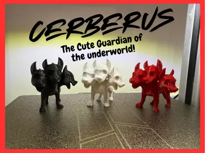 Cerberus - The Cute Guardian of the Underworld by Type1Printing ...