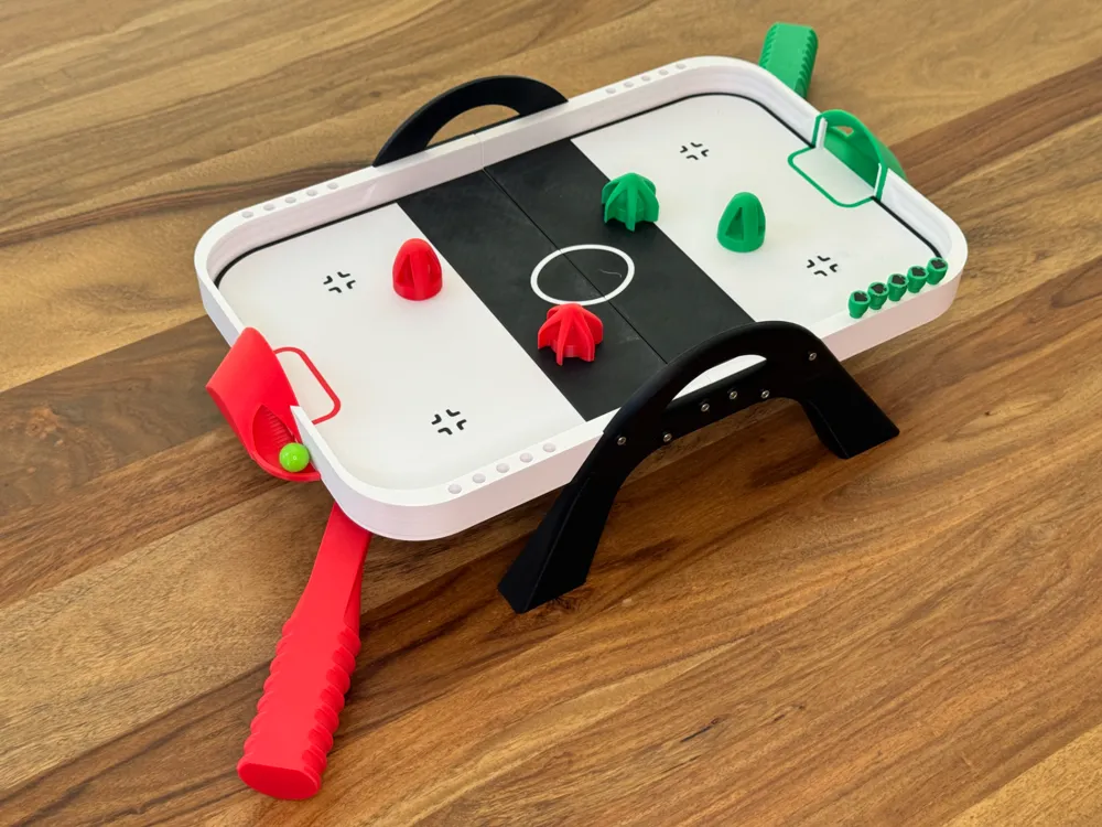 Magnet Hockey - Two-Player Tabletop Game - Free 3D Print Model - MakerWorld