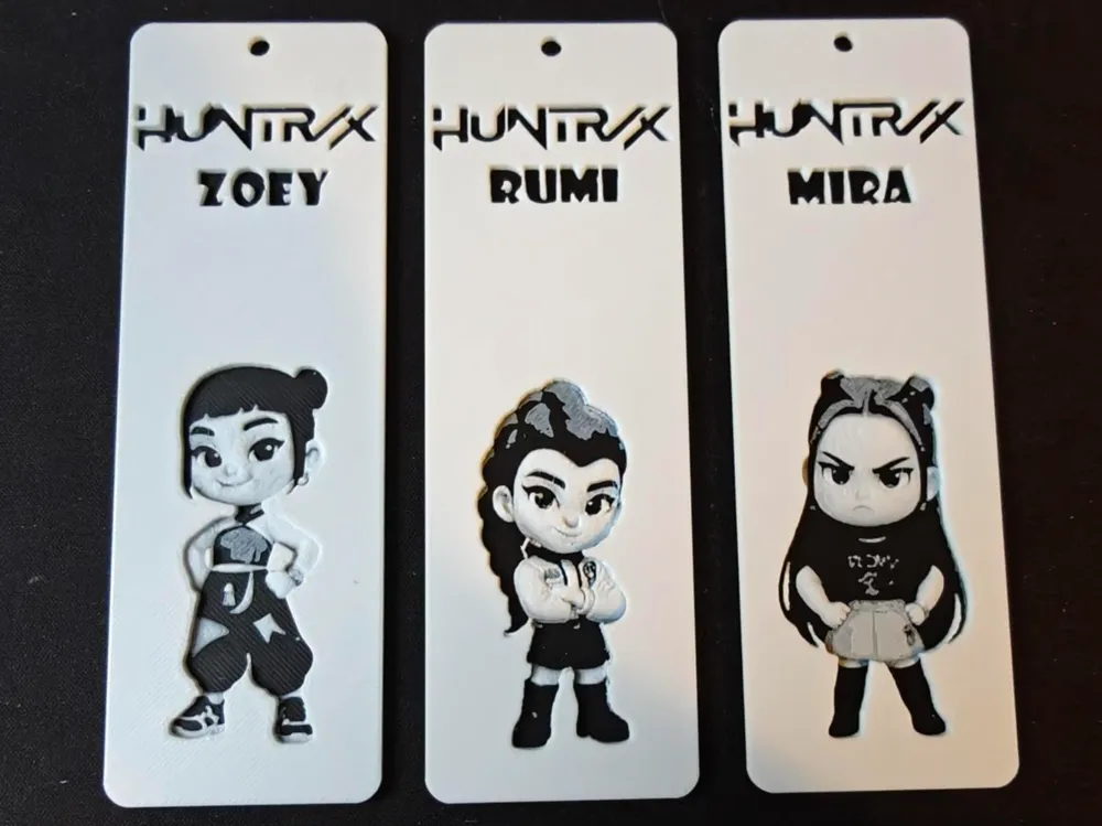 HUNTRIX Bookmarks - Free 3D Print Model - MakerWorld