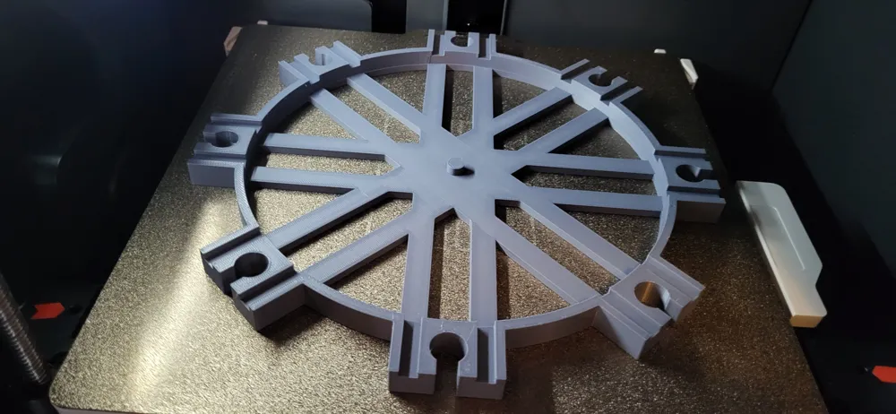 XL skeleton turntable / crossroad wood train brio - Free 3D Print Model ...