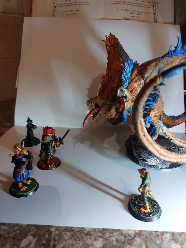 Dino D&D Party - Rogue, Cleric, Fighter, Wizard by dungeons and wyverns ...