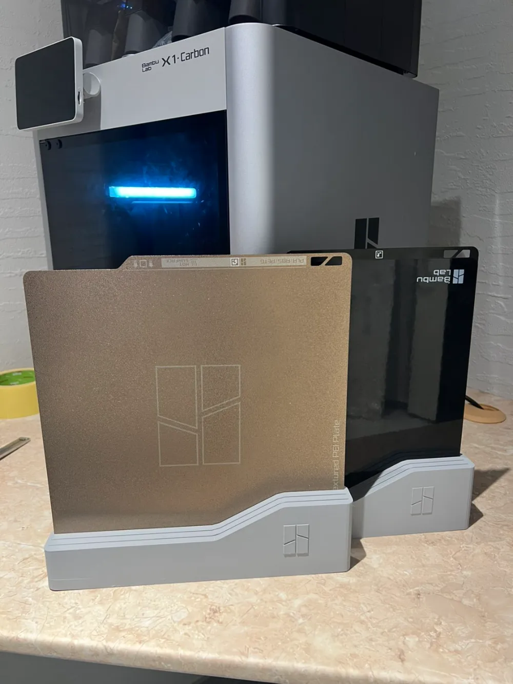 Build plate stand for X1 and P1 series plates by Kiprilionas 3d ...