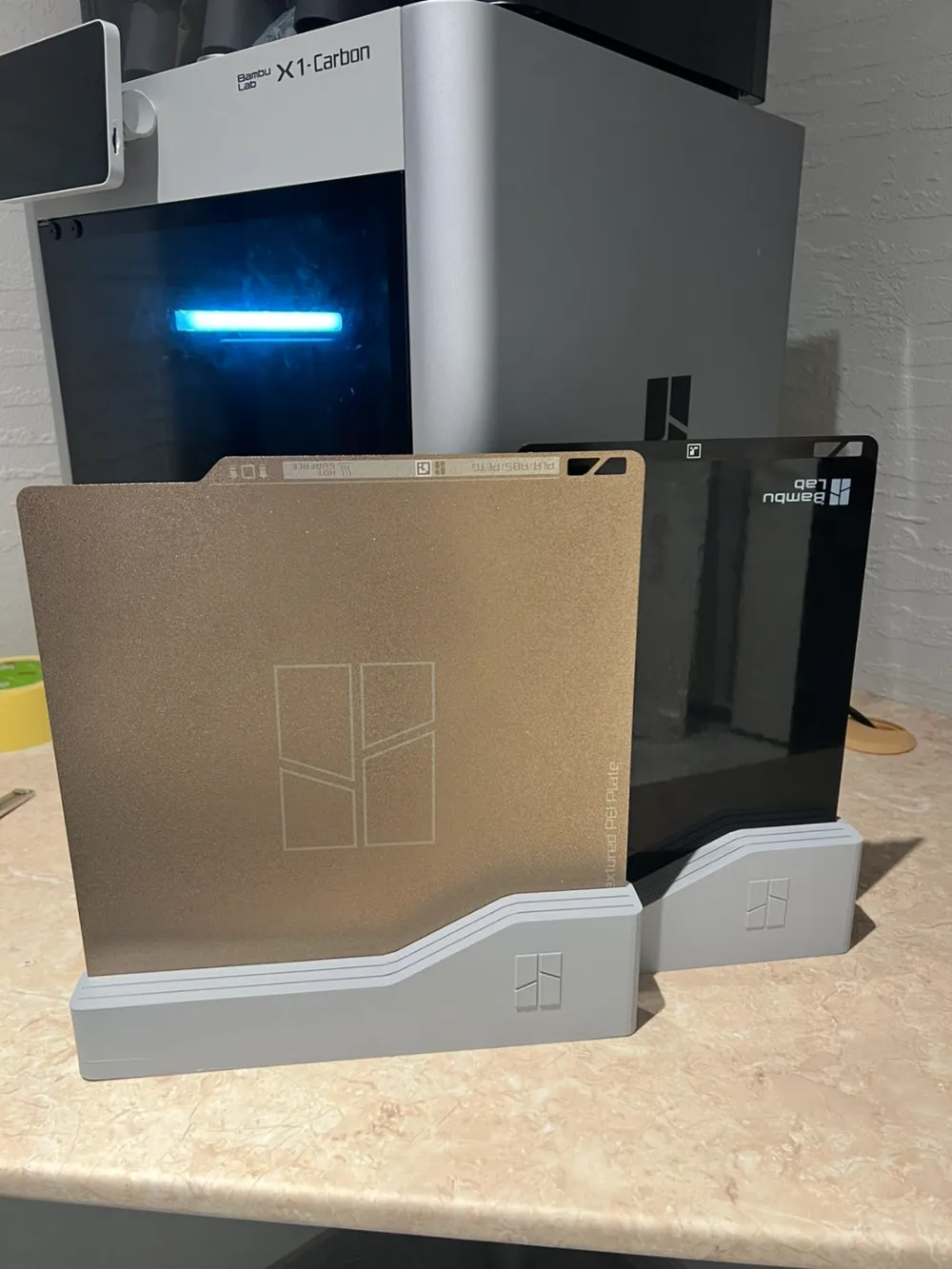 Build plate stand for X1 and P1 series plates by Kiprilionas 3d ...