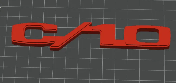 Chevy C10 Emblem - Free 3D Print Model - MakerWorld