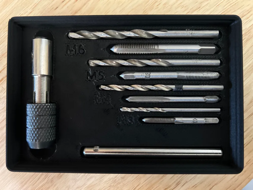 Gridfinity Drill Bit & Tap Holder by Impractically Practical - MakerWorld