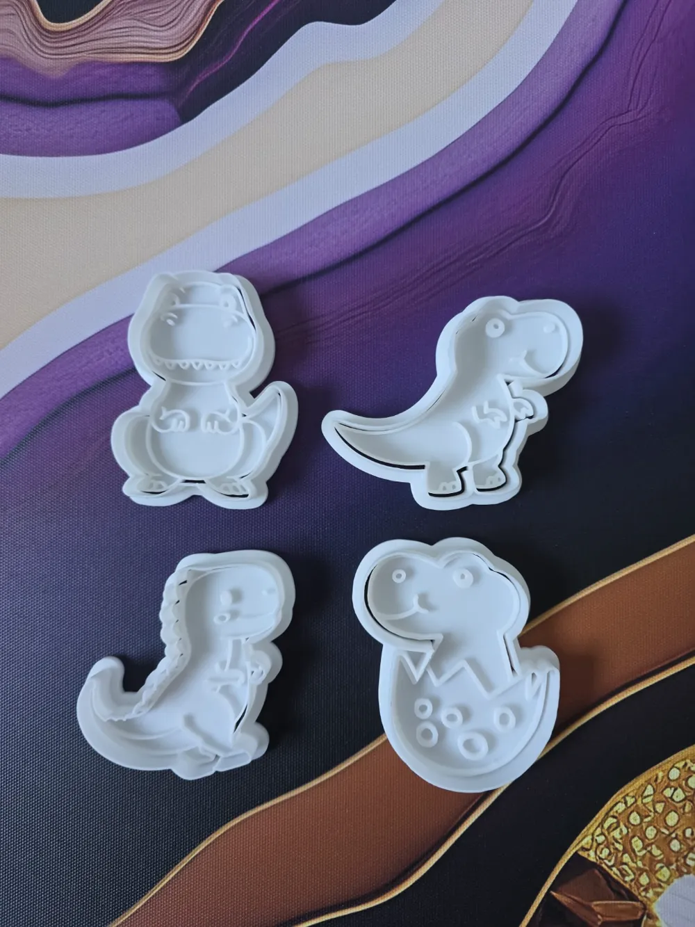 Dinosaurus Dino Cookie Cutter Baking Playdoh Set - Free 3D Print Model ...