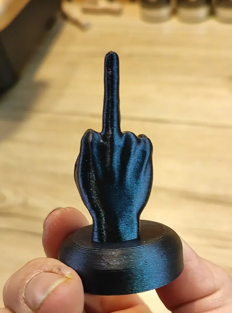 Middle finger by GorlucTVMakerWorld: Download Free 3D Models