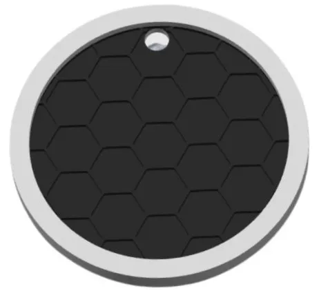 Razor Blade Keychain (Honeycomb) - Free 3D Print Model - MakerWorld