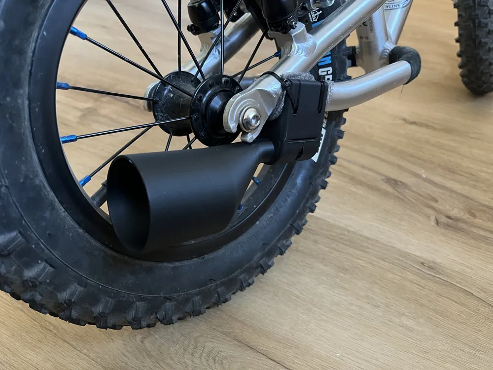 Turbo Exhaust Pipe for Kid’s Bike - Free 3D Print Model - MakerWorld