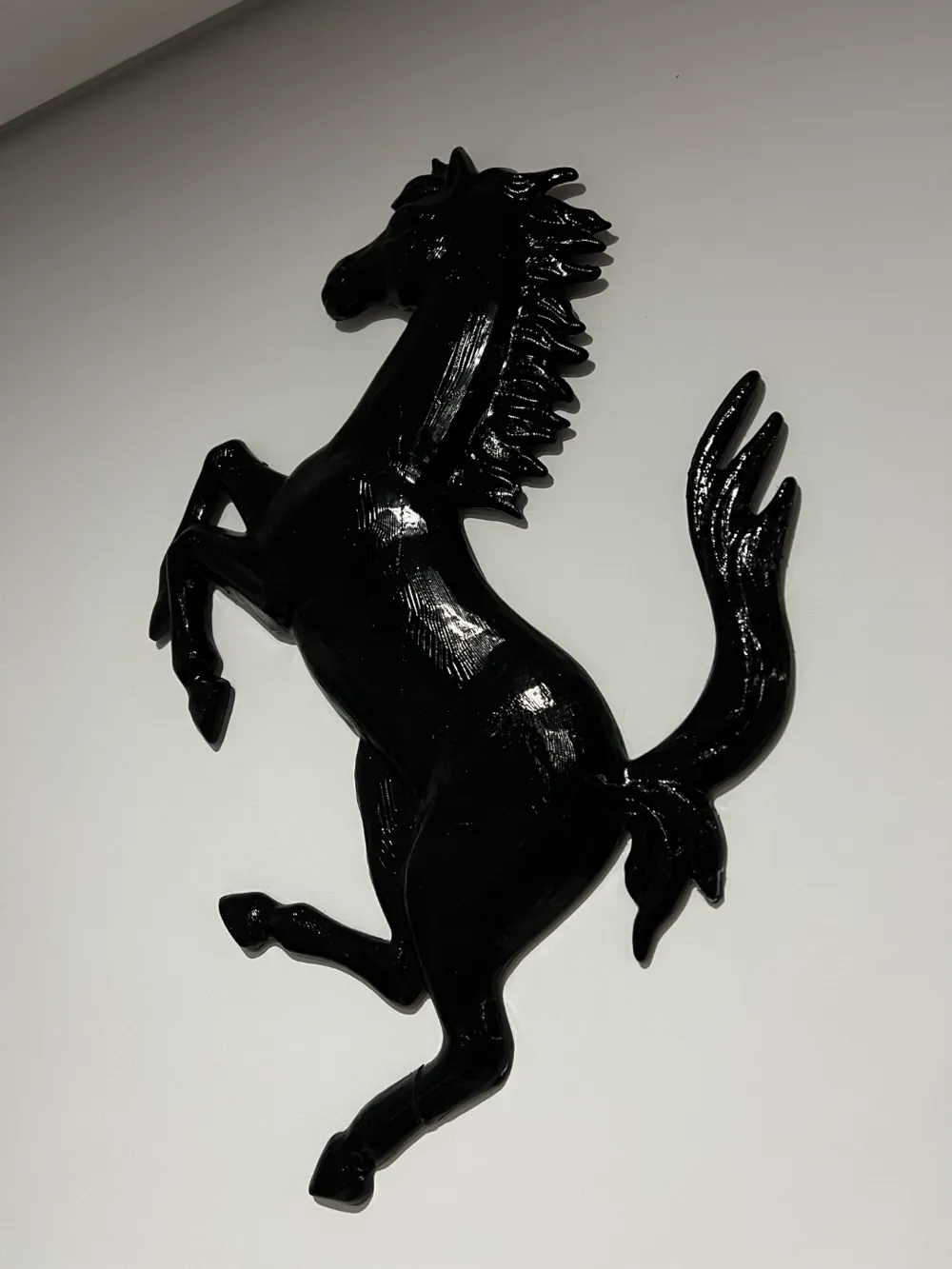 Logo Ferrari Horse 60cm - Free 3D Print Model - MakerWorld