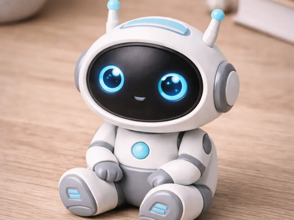 Small Robot Desk Buddy – Cute Easy 3D Print - Free 3D Print Model ...