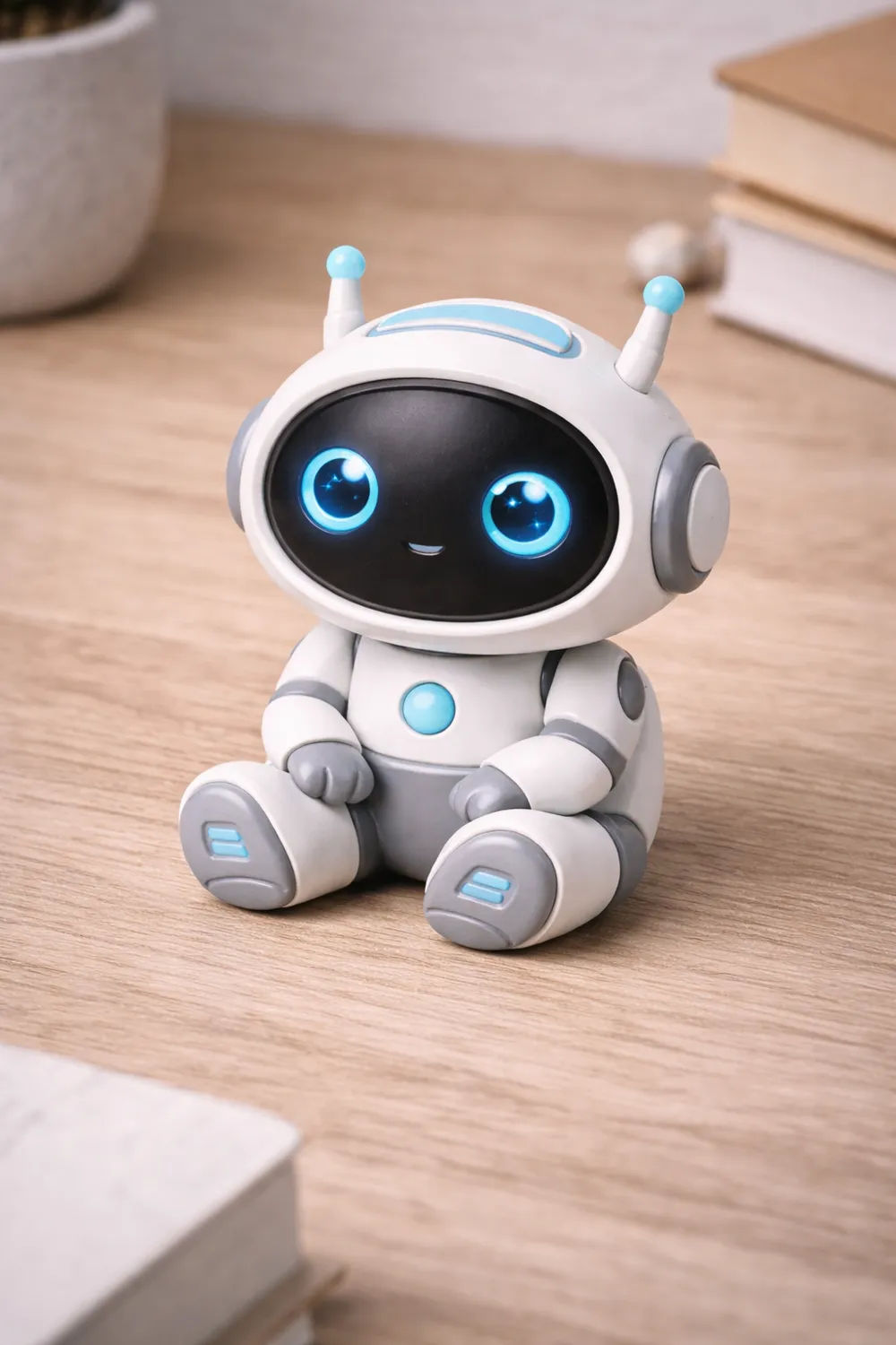 Small Robot Desk Buddy – Cute Easy 3D Print - Free 3D Print Model ...