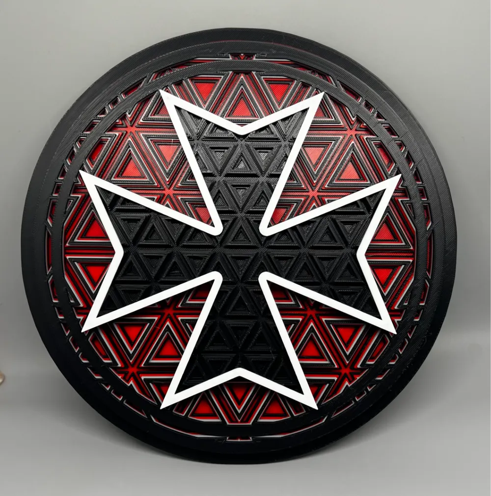 Warhammer - Black Templar Logo Mosaic by Luke's 3D Prints - MakerWorld