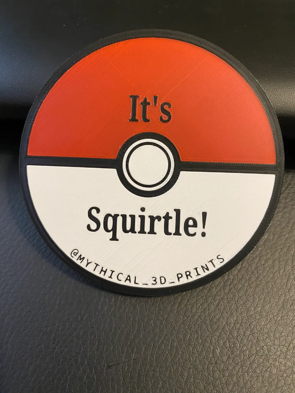 Who's That Pokémon? Coaster - Squirtle by Mythical_3D_Prints - MakerWorld