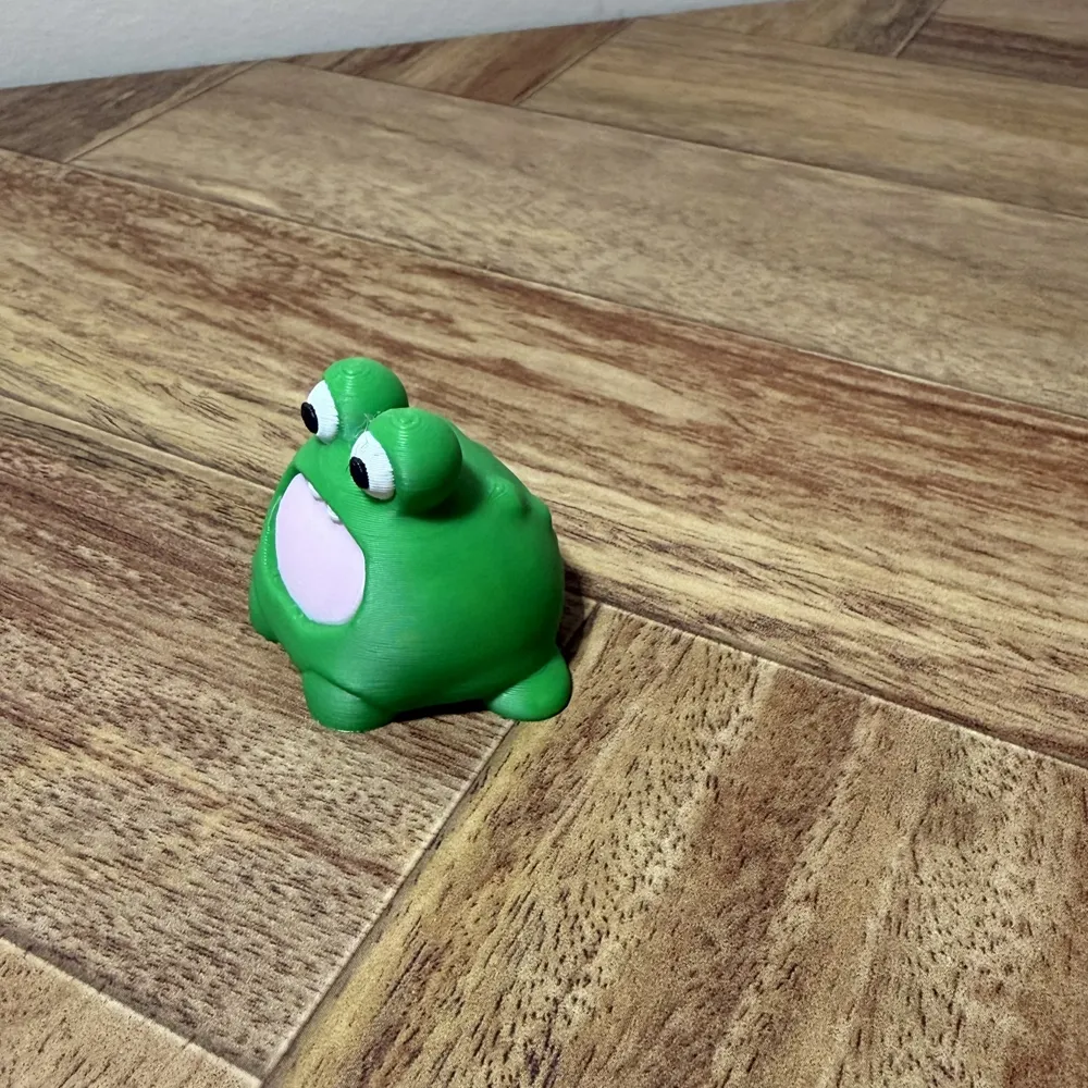 Toofus the Shocked Frog - Free 3D Print Model - MakerWorld