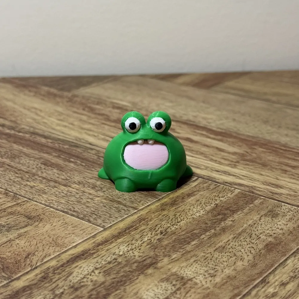 Toofus the Shocked Frog - Free 3D Print Model - MakerWorld