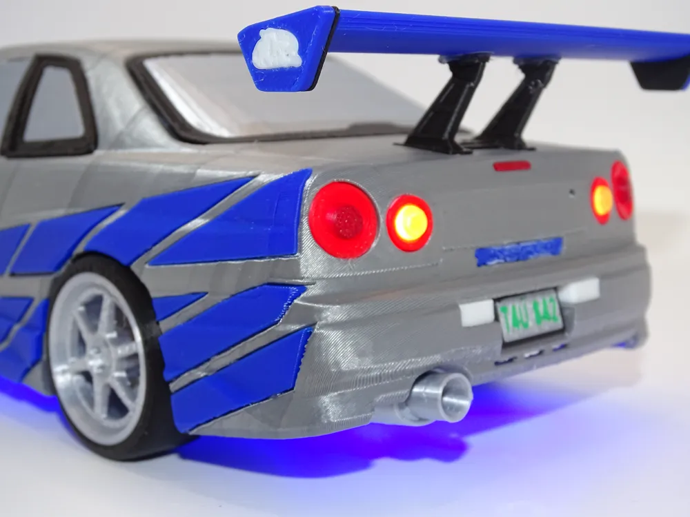 Nissan Skyline GT-R R34 (F&F) + RGB Neon & Lights by Mr.Rod MakerWorld ...
