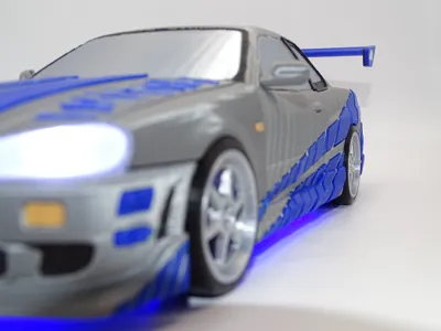 Nissan Skyline GT-R R34 (F&F) + RGB Neon & Lights by Mr.Rod MakerWorld ...