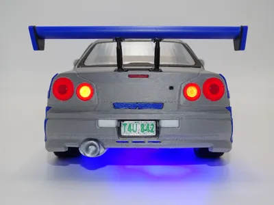 Nissan Skyline GT-R R34 (F&F) + RGB Neon & Lights by Mr.Rod MakerWorld ...