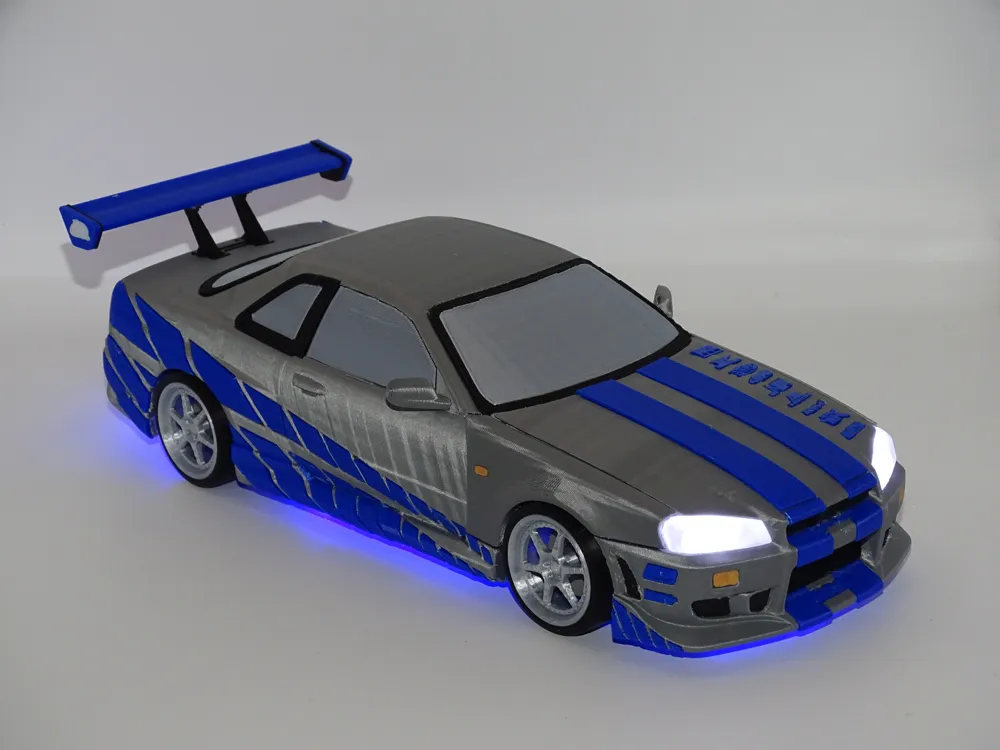 Nissan Skyline GT-R R34 (F&F) + RGB Neon & Lights by Mr.Rod MakerWorld ...