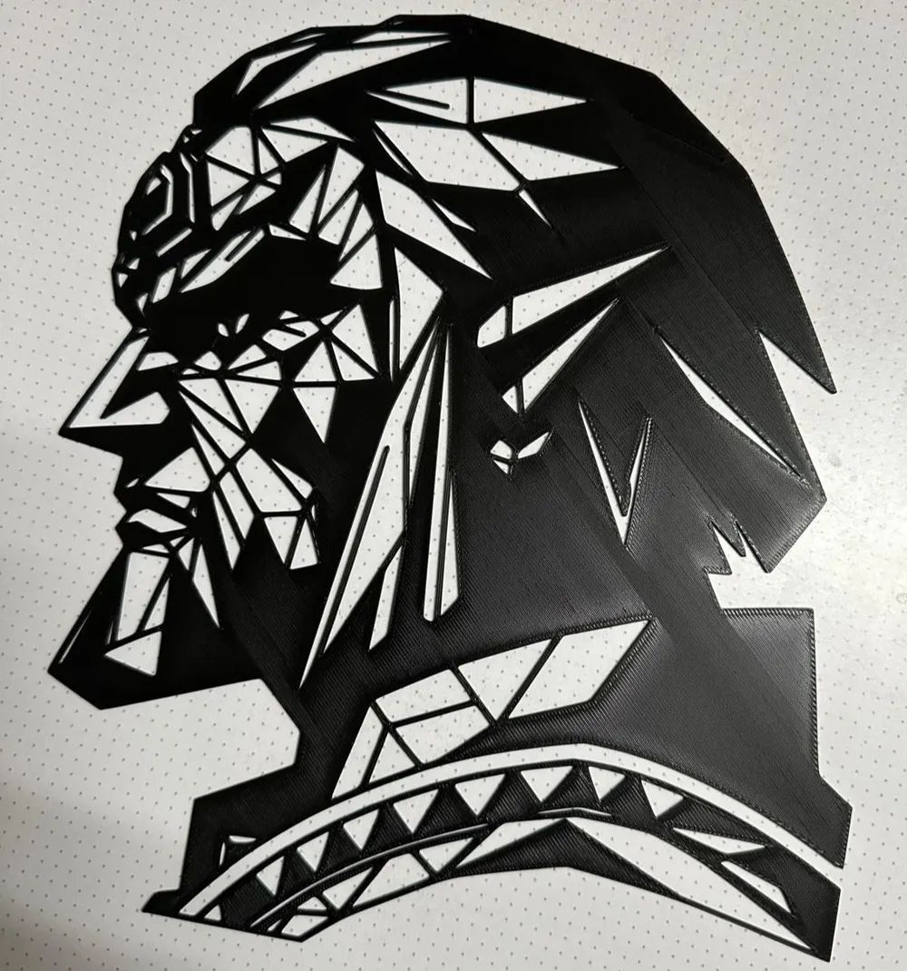 Ganon / Ganondorf (Zelda) Line Art / Wall Art by D_Designs - MakerWorld